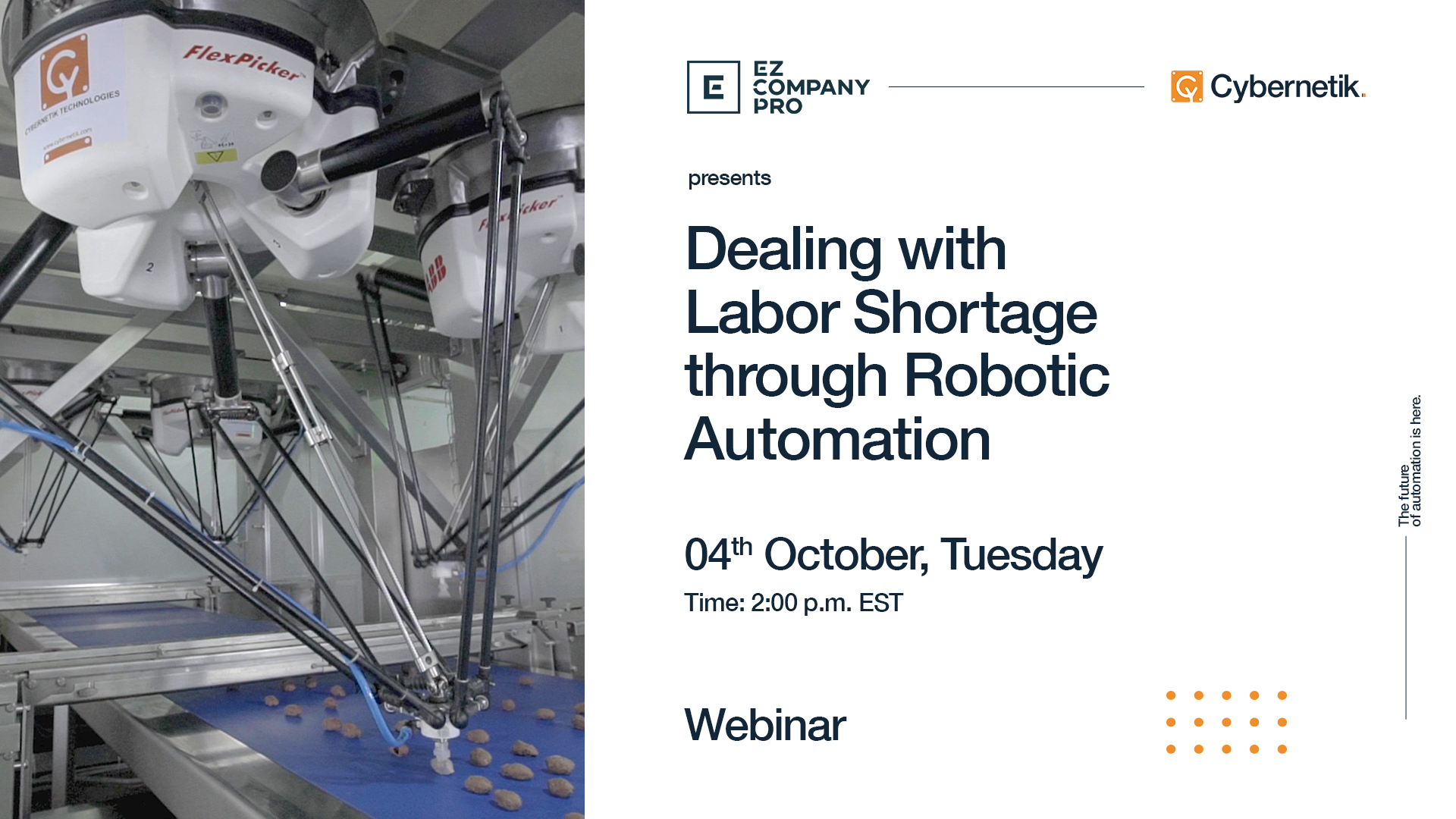 Cybernetik Webinar - Dealing with Labor Shortage through Automation